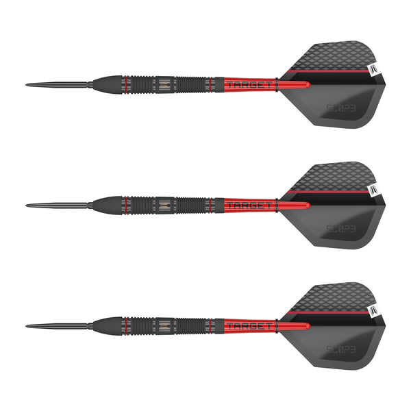 TARGET - Scope SP02 Swiss Point Steel Tip Darts - 90% Tungsten - 25g
