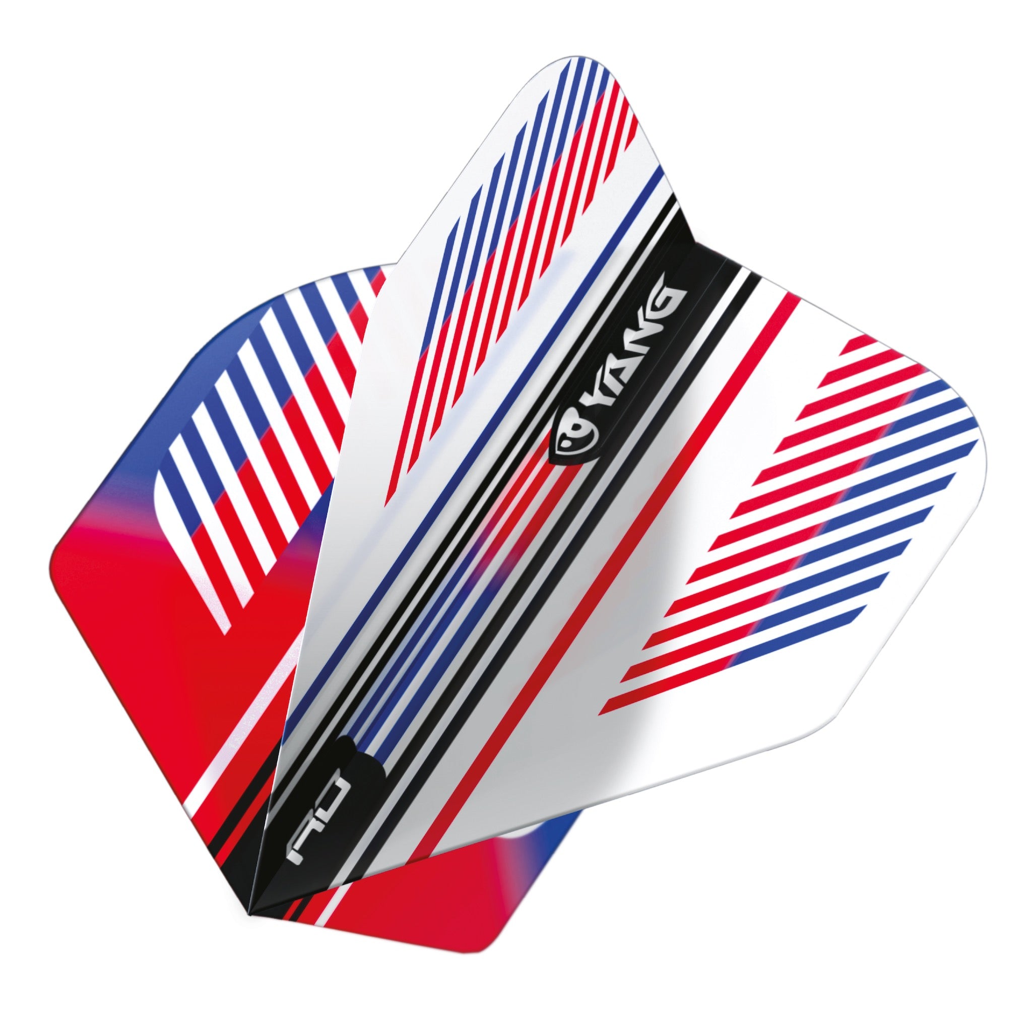 RED DRAGON - Red and Blue Yin Yang Dart Flights - Standard Shape