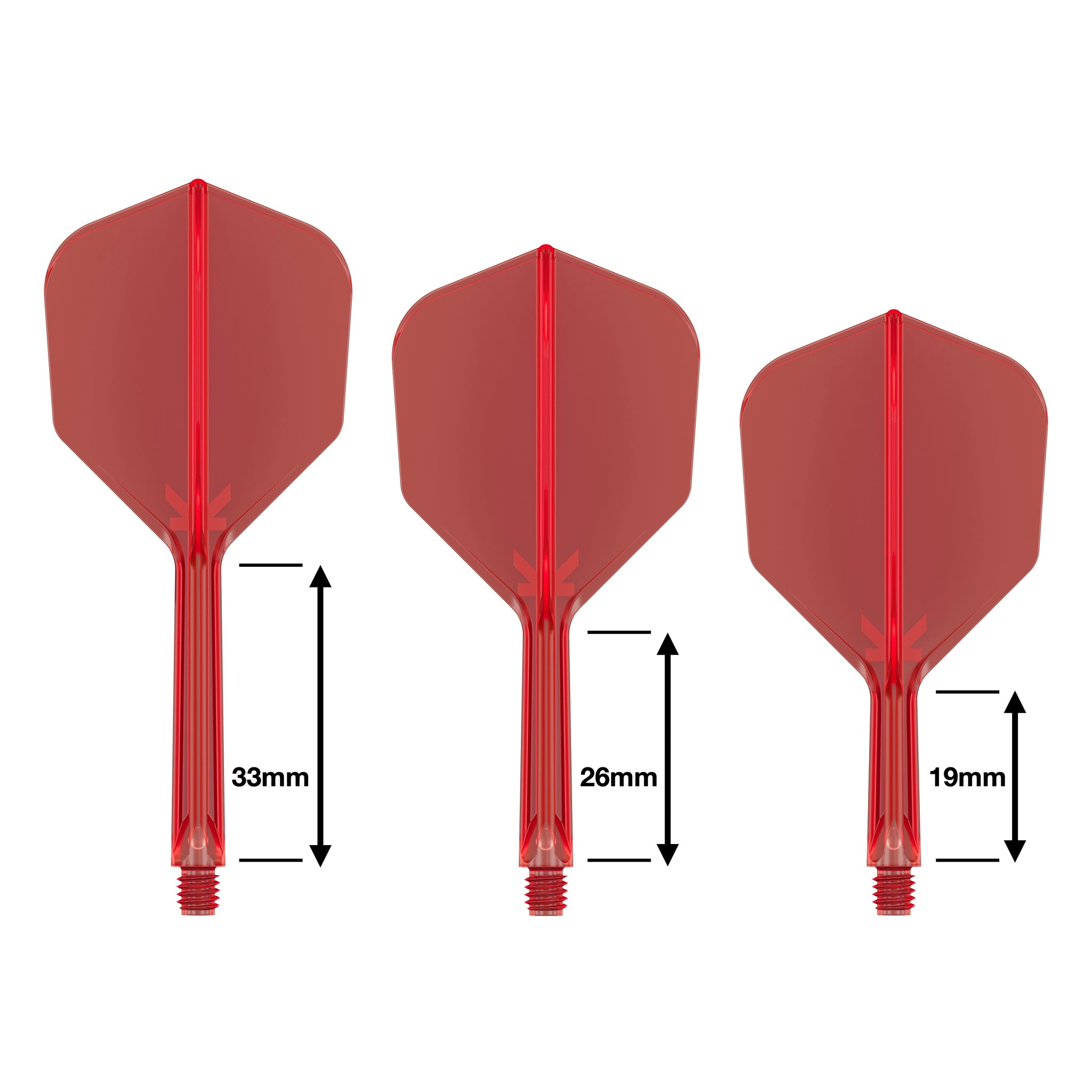 TARGET - K-FLEX All-In-One Moulded Flights NO6 Size - RED