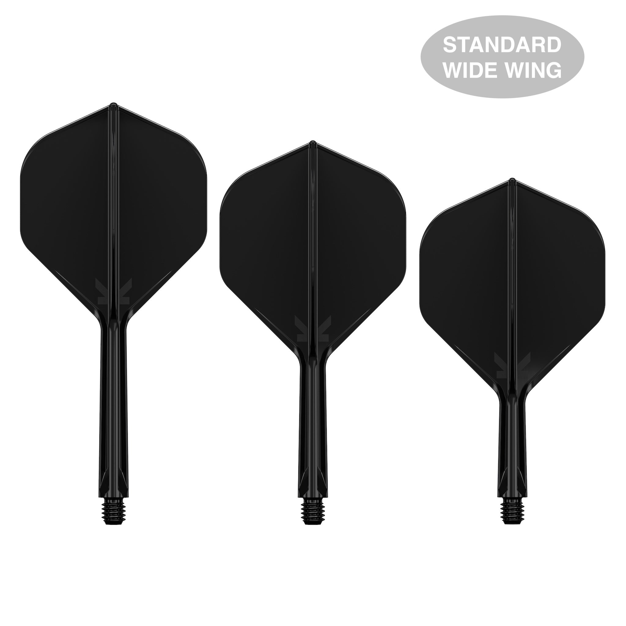 TARGET - K-FLEX All-In-One Moulded Flights NO2 Size - BLACK