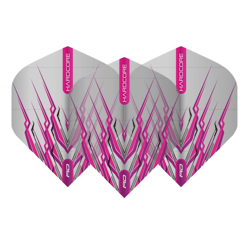 RED DRAGON - Hardcore Pink Mohawk Dart Flights