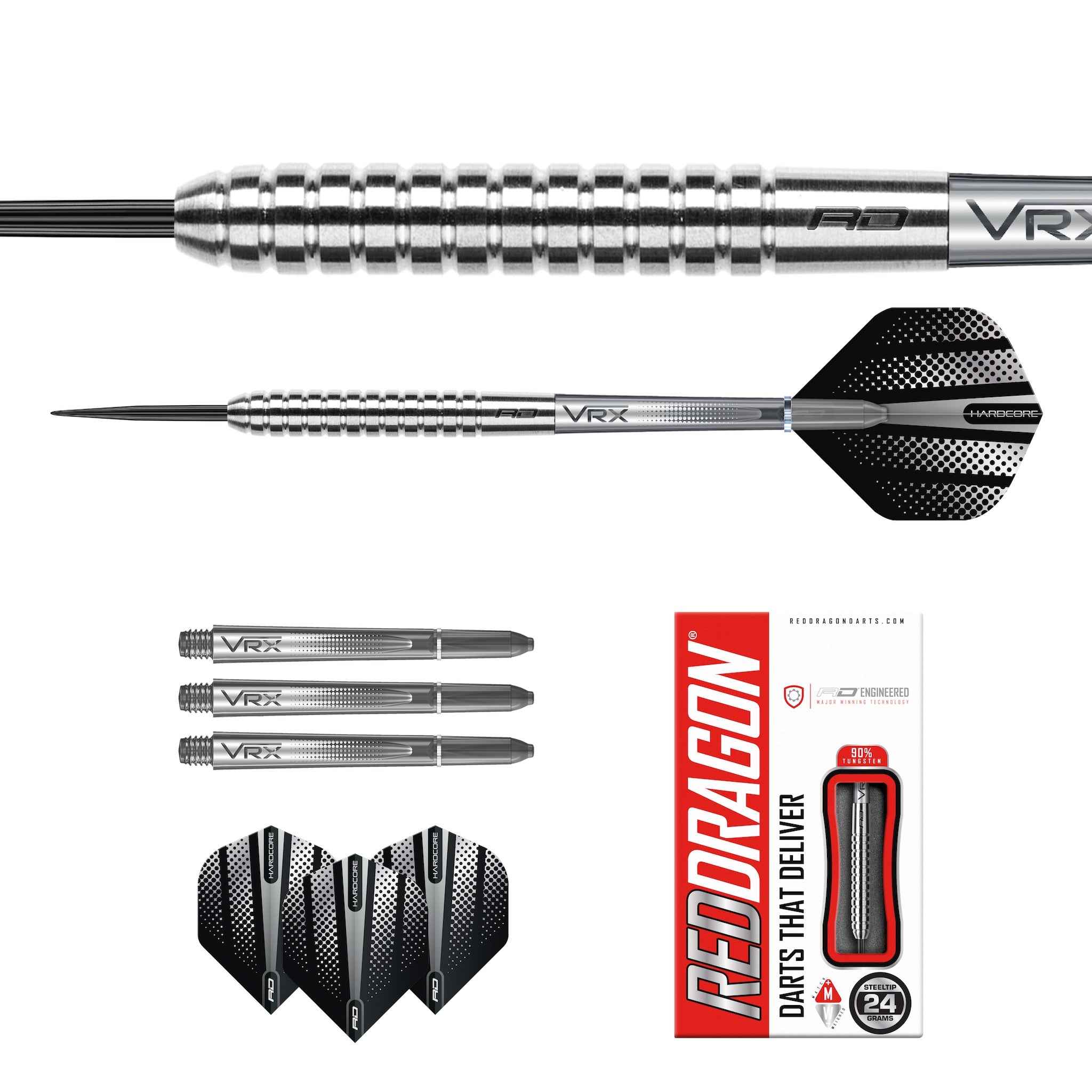 RED DRAGON - Rebel Darts - 90% Tungsten - 24g